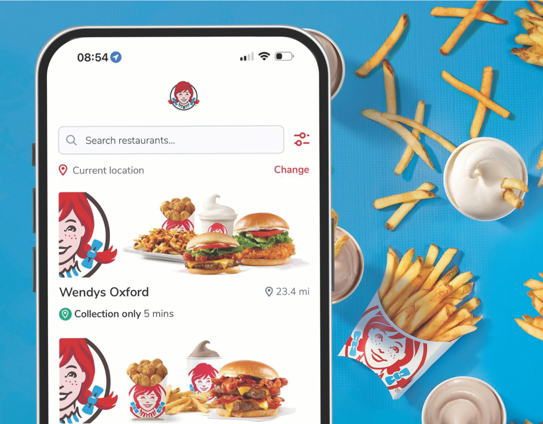 Wendy’s UK App: Mobile Order & Unlock Exclusive Oﬀers