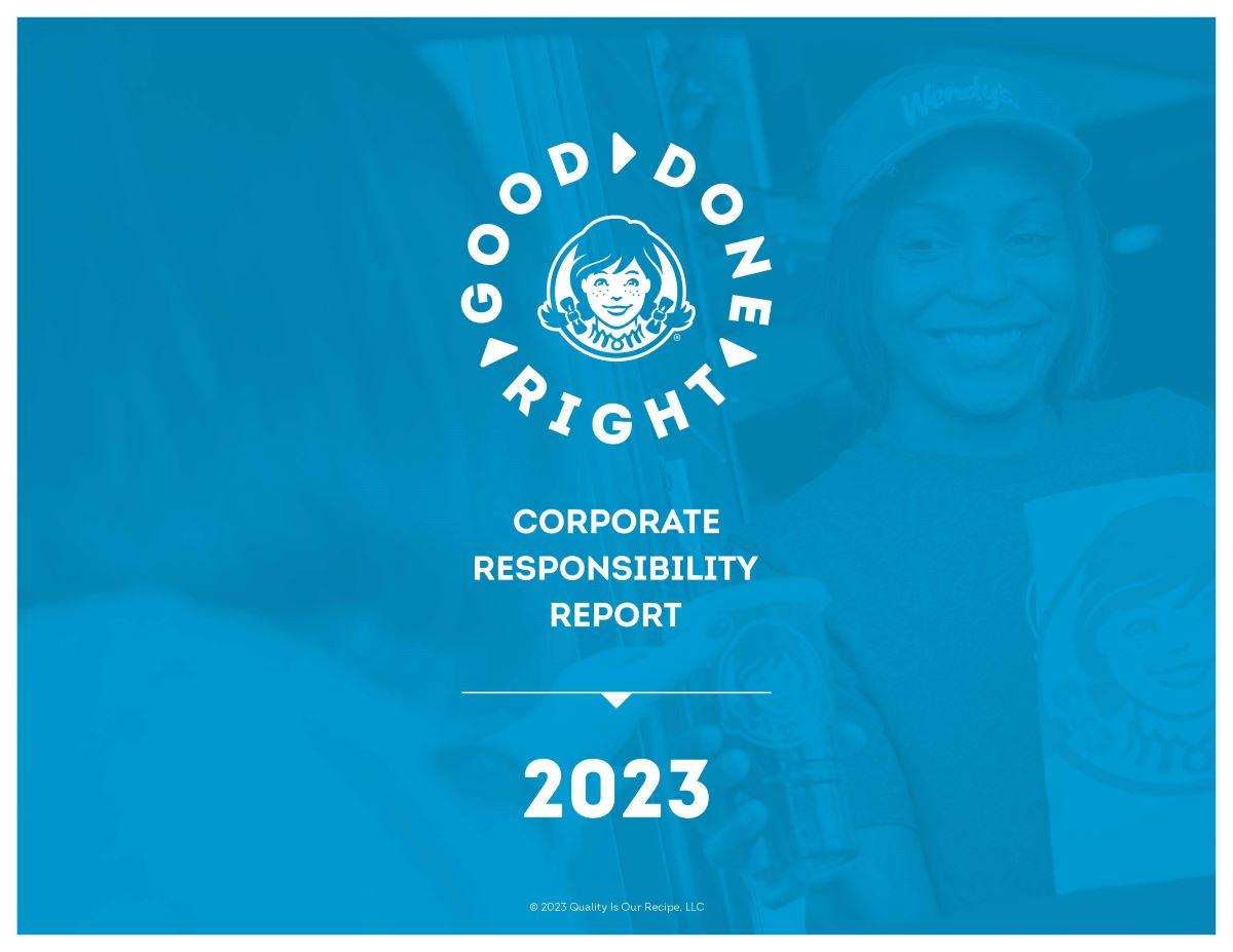 Wendy's® | Wendy's 2023 Corporate Responsibility Report